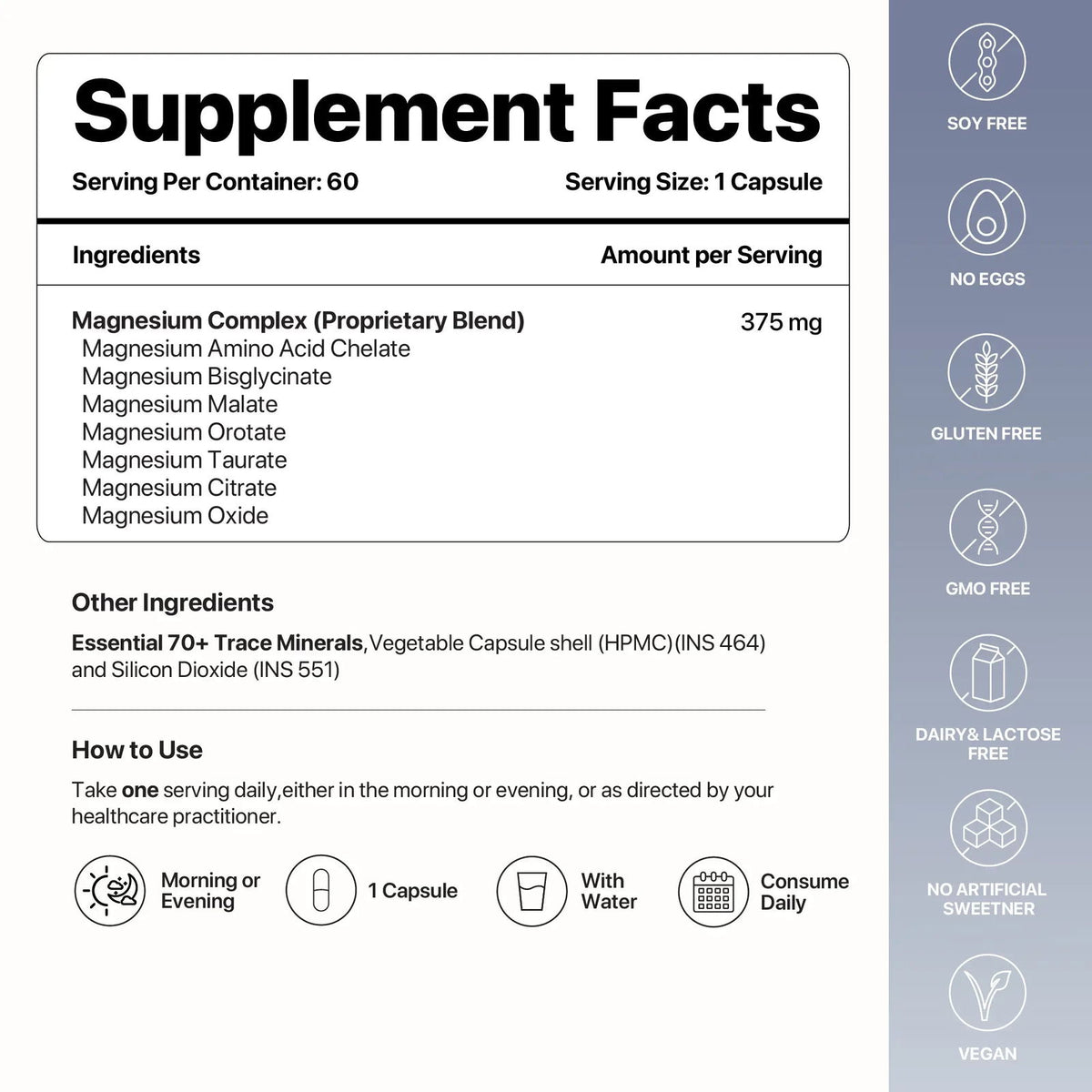 Mag7™ Supplement: 7 Magnesium Forms for Relaxation & Recovery